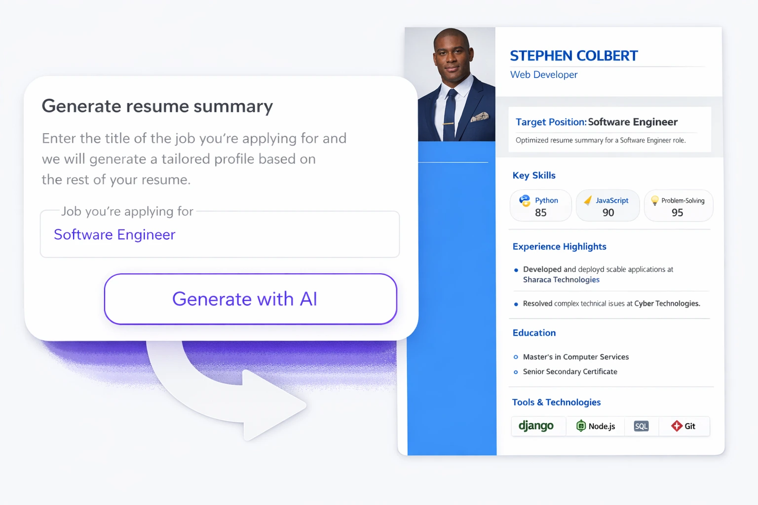 Resume Summary Generator - Create a Professional Resume Summary Free ...